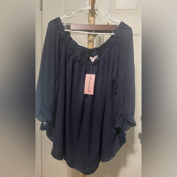 Tops | Nwt Extra Touch Blouse A26 | Poshmark